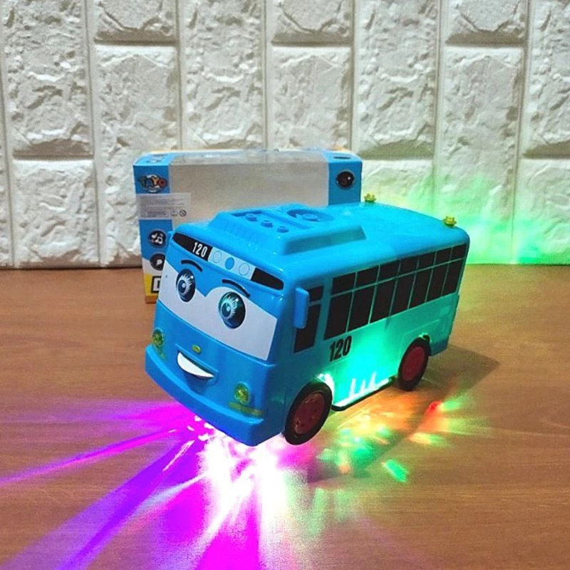 Jual New Mainan Bus Tayo Dancing Electrik Tayo Oleng 1804B - mobil ...