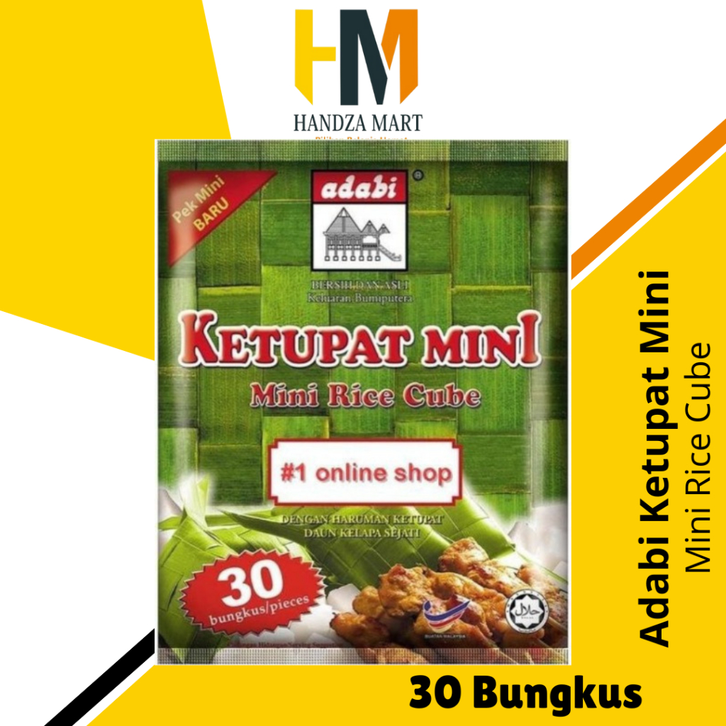 Jual Adabi Ketupat Mini Instan | Adabi Mini Rice Cube | Shopee Indonesia