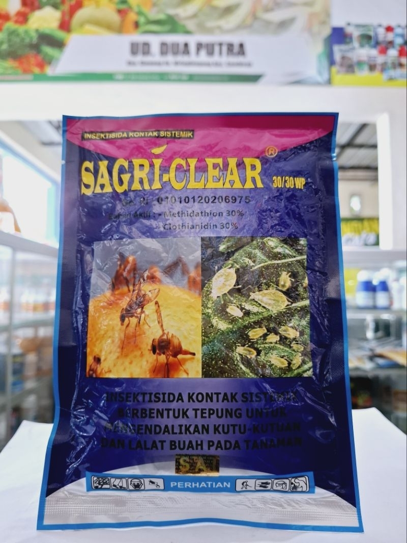 Jual INSEKTISIDA SAGRI CLEAR 30/30 WP 100gram | Shopee Indonesia