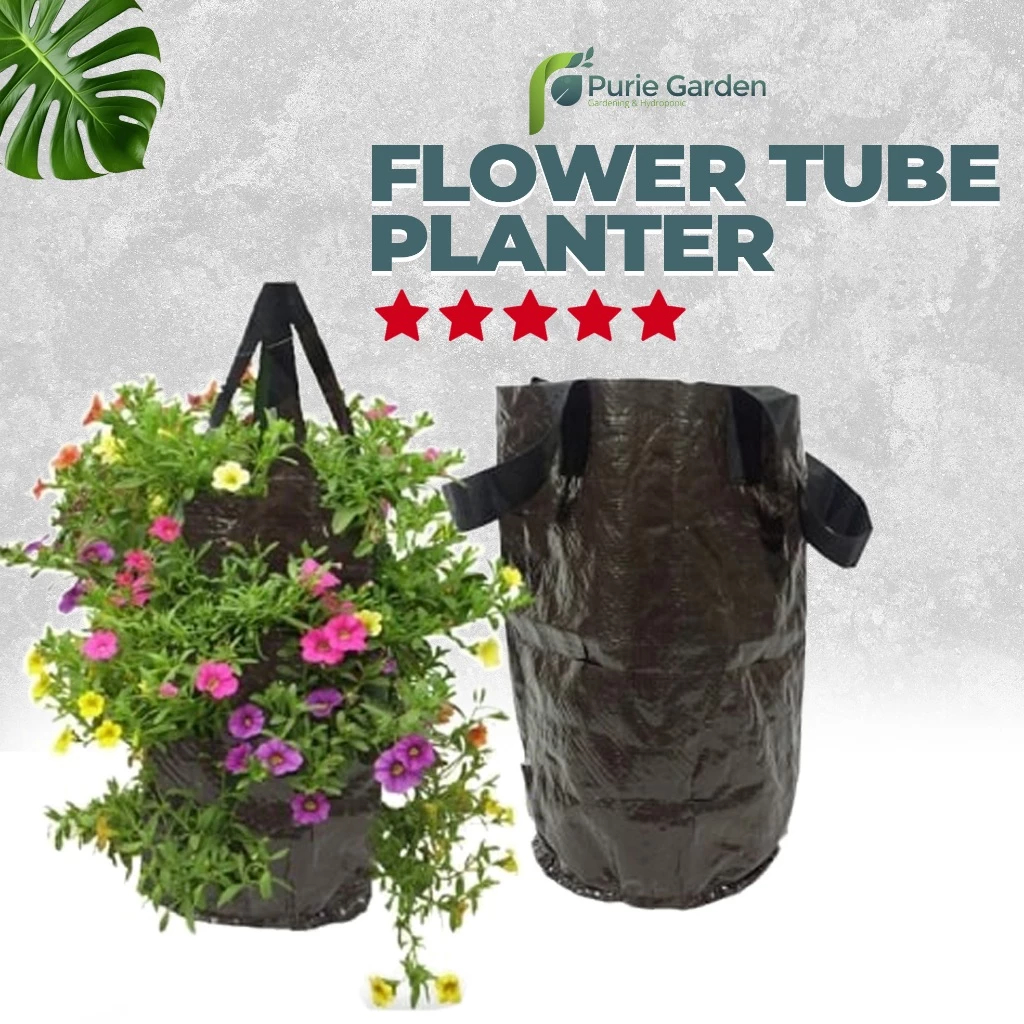 Jual CUCI GUDANG Planter Bag Bunga Gantung Flower Tube 12 Lubang ...