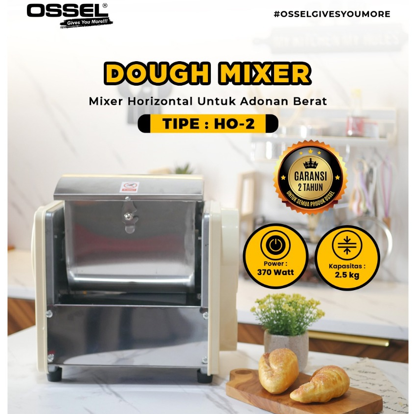 Jual OSSEL Mesin Mixer HO-2 Adonan Mixer Horizontal Mixer Roti ...