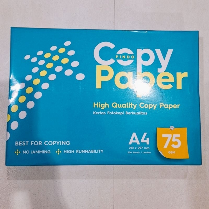 Jual KERTAS COPY PAPER HVS A4 75 GSM /rim | Shopee Indonesia