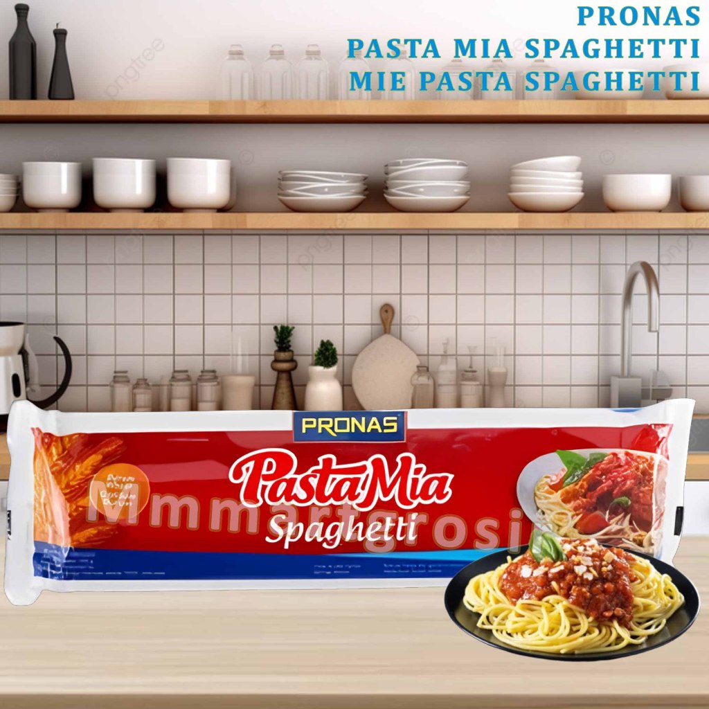 Jual Pronas / Pasta Mia Spaghetti / Mi Gandum Pasta Spaghetti / 500gr ...