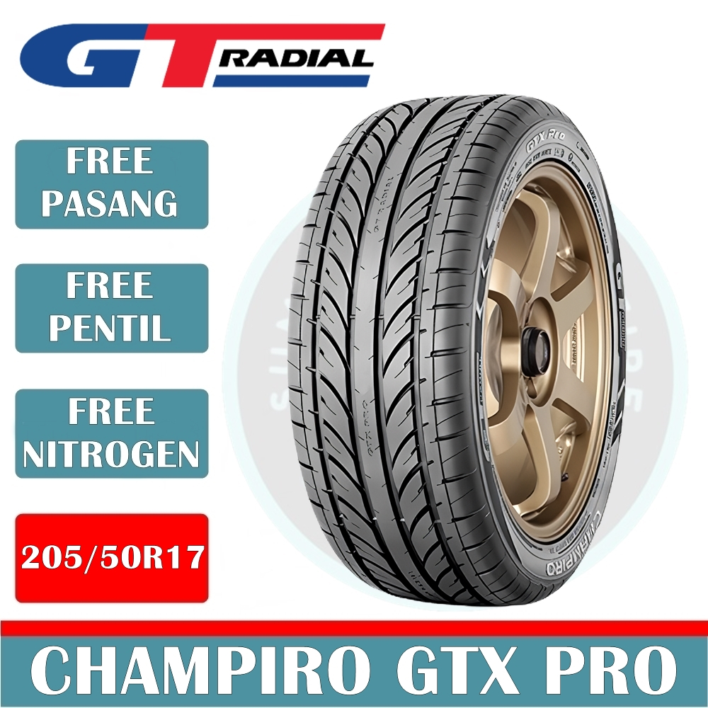 Jual Ban Mobil GT Radial CHAMPIRO GTX PRO 205/50 R17 | Shopee Indonesia