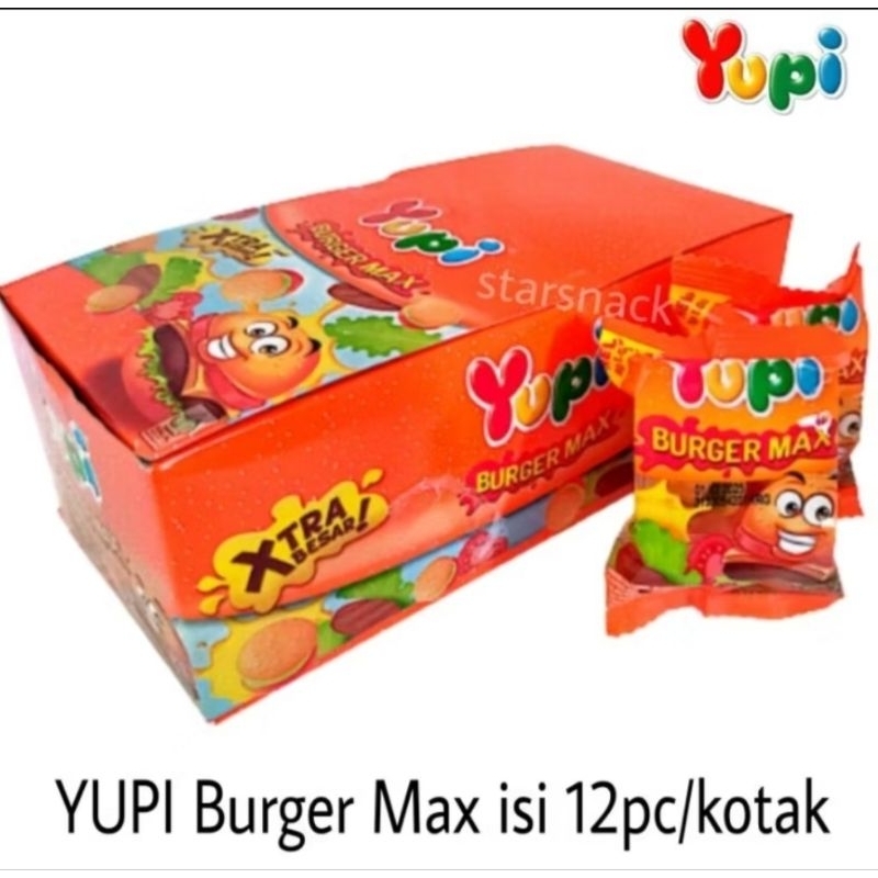 Jual Permen YUPI / Yupi Box Permen Jelly Gummy/Yupi Burger | Shopee Indonesia