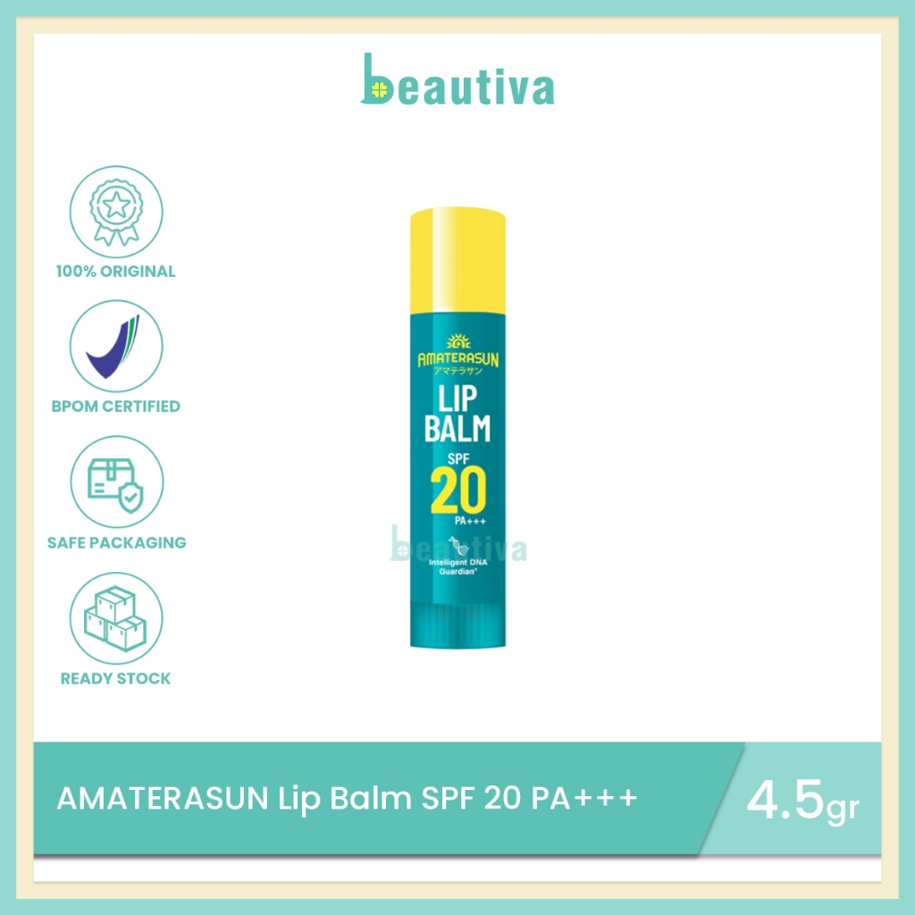 Jual AMATERASUN Lip Balm SPF 20 PA+++ | Shopee Indonesia