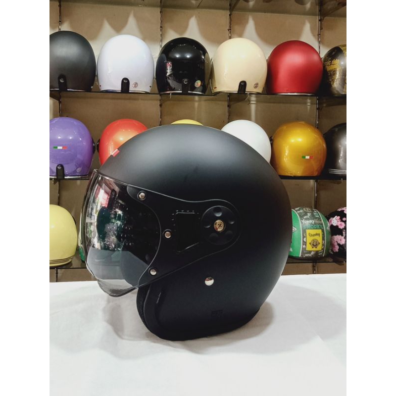 Jual Cen" Pilot Helm Kaca Pilot List Karet Warna Hitam Doff Berlabel ...