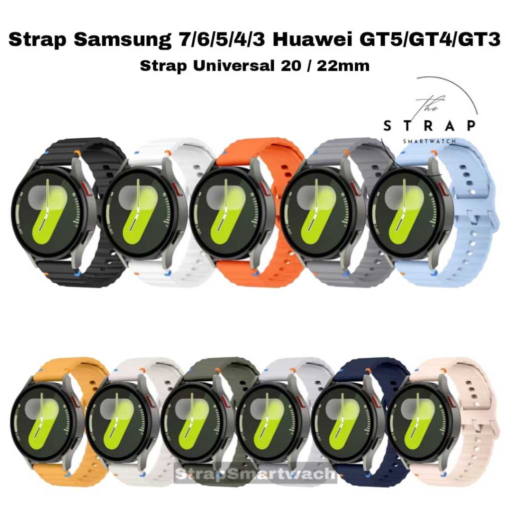 Jual Strap Ocean Universal 20mm 22mm Strap Jam Samsung Galaxy Watch 7/6 ...