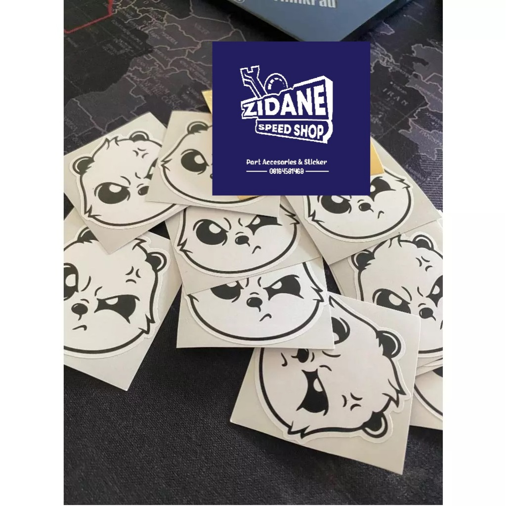 Jual Sticker Angry Panda Meme Animasi Lucu Viral Stiker Printcut ...