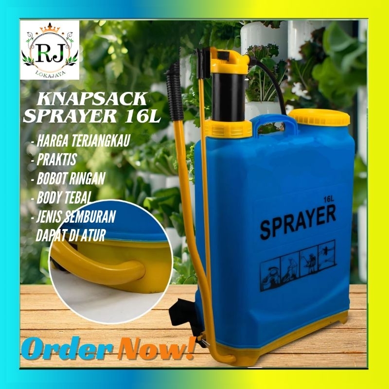 Jual Semprotan Tanaman 16Liter Sprayer Manual KNAPSACK Sprayer Alat ...