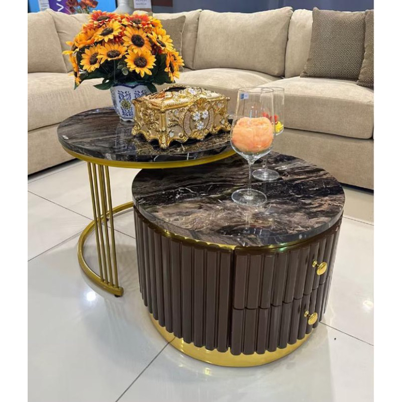 Jual Meja bulat hpl motif marmer full jari | Shopee Indonesia