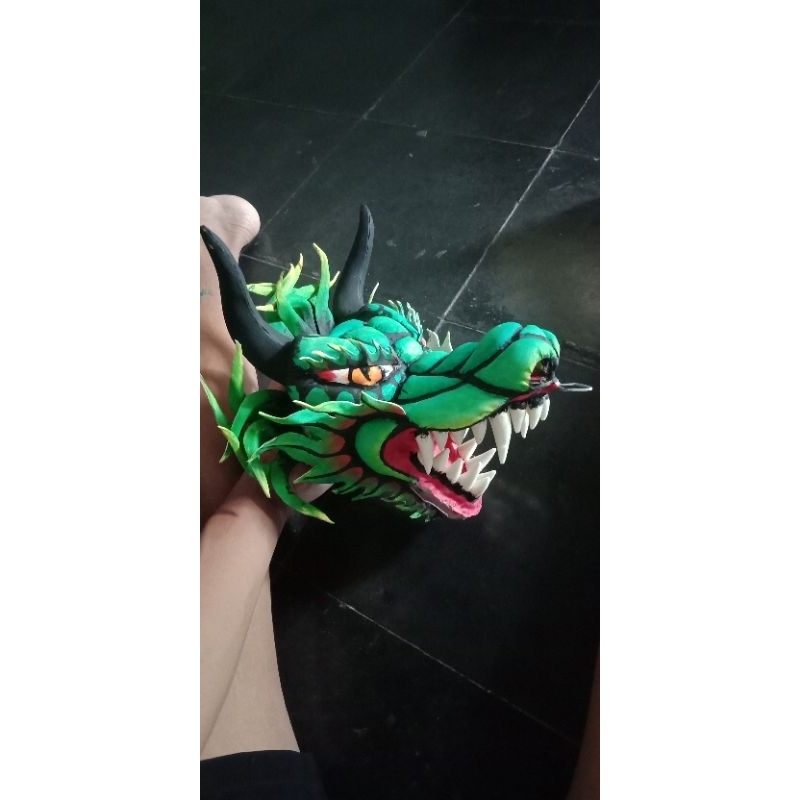 Jual kepala layangan naga mini dm 10cm(sesuai di foto, stok cuma 1 ...