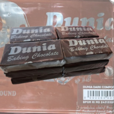 Jual Coklat batang / blok Dunia Baking Dark Chocolate coklat pelapis ...