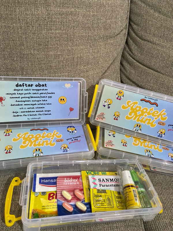 Jual Apotek Mini Emergency Box (gift ideas) | Shopee Indonesia