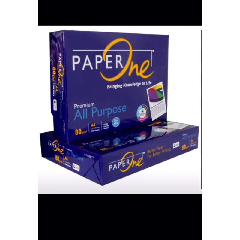 Jual KERTAS HVS A4 ( PAPER ONE ) 80 gram | Shopee Indonesia