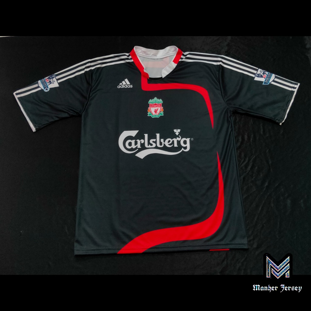 Jual JERSEY LIVERPOOL THIRD 2007 2008 FULL PRINTING | Shopee Indonesia