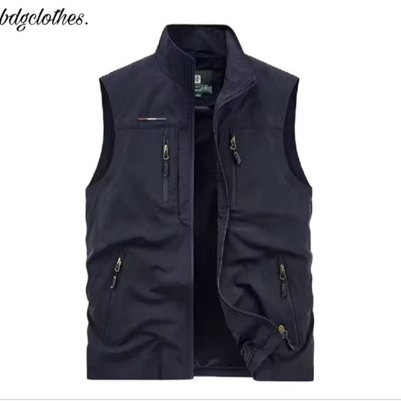 Jual Rompi Pria Casual Taslan Tebal Anti Angin Polos Best Seller ...