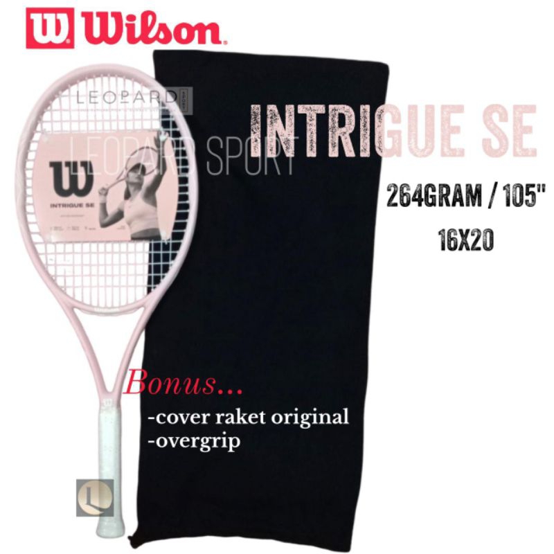 Jual Raket Tenis Wilson INTRIGUE SE 264g 105 in / Tennis Racket ...