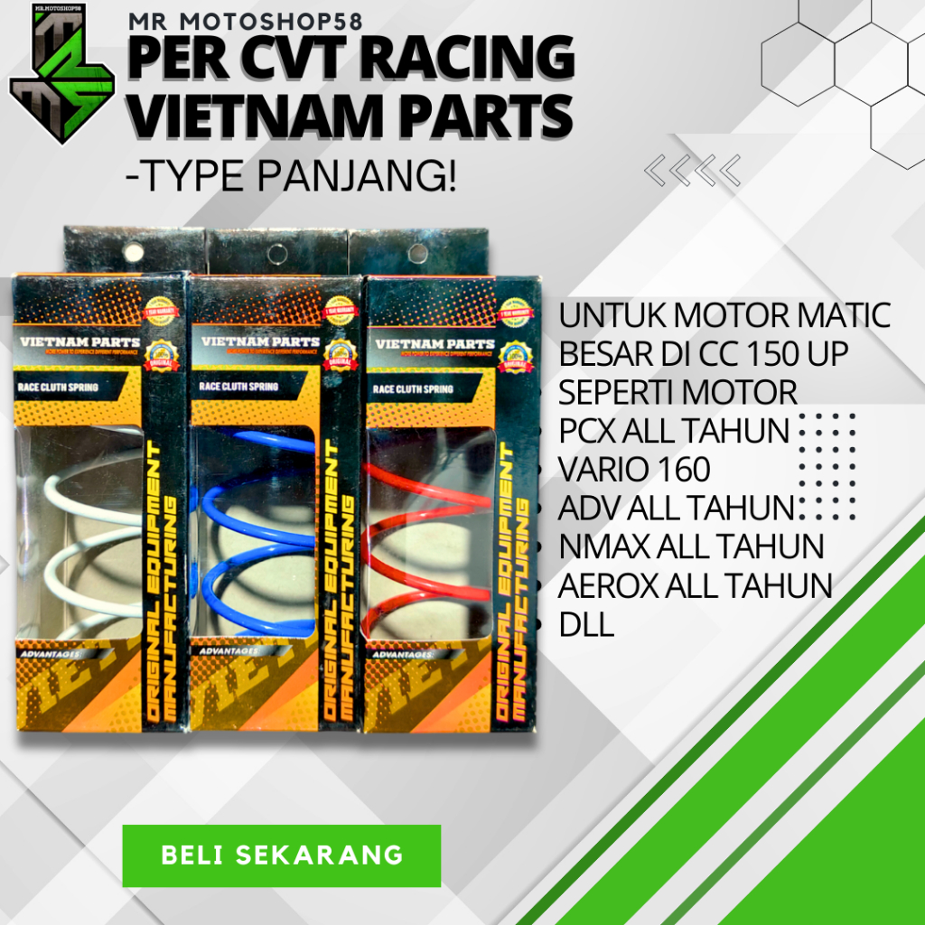 Jual PER CVT RACING VIETNAM PARTS PER RACING CVT PER CVT PCX 160 VARIO ...
