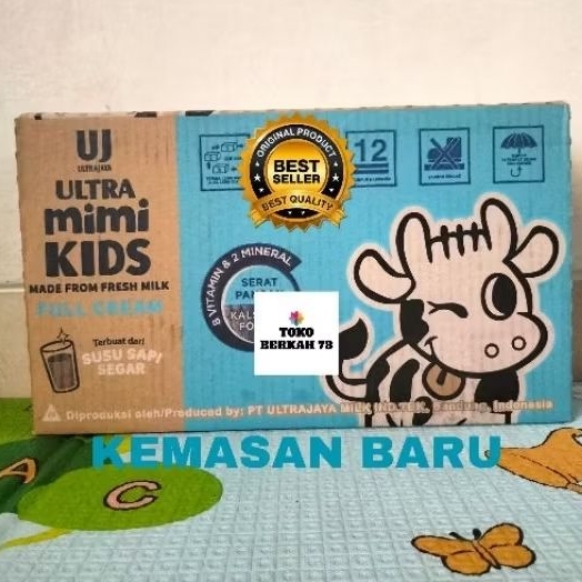 Jual SUSU ULTRA MIMI KIDS FULL CREAM 125ML ( KARTON ) | Shopee Indonesia