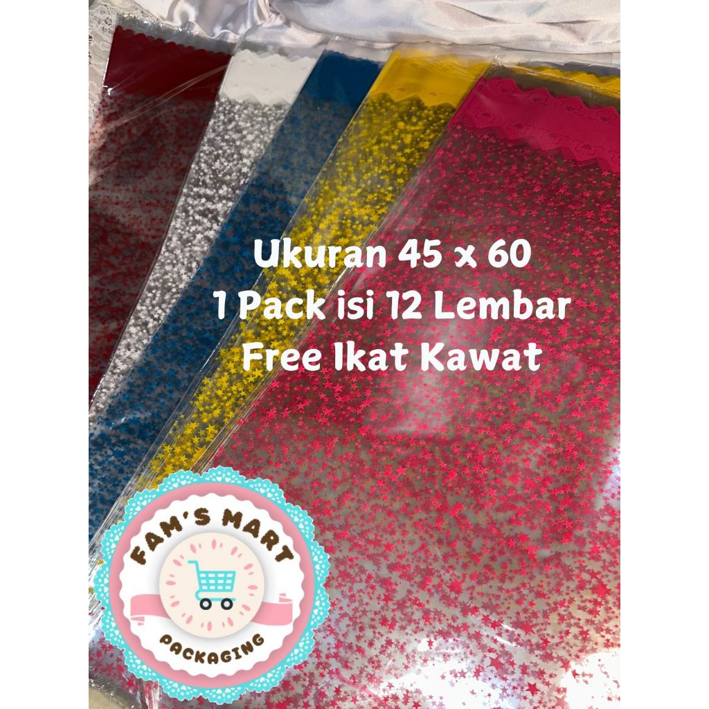 Jual Opp Bintang Souvenir 45 x 60 / Plastik Bingkisan Snack / Opp Party ...