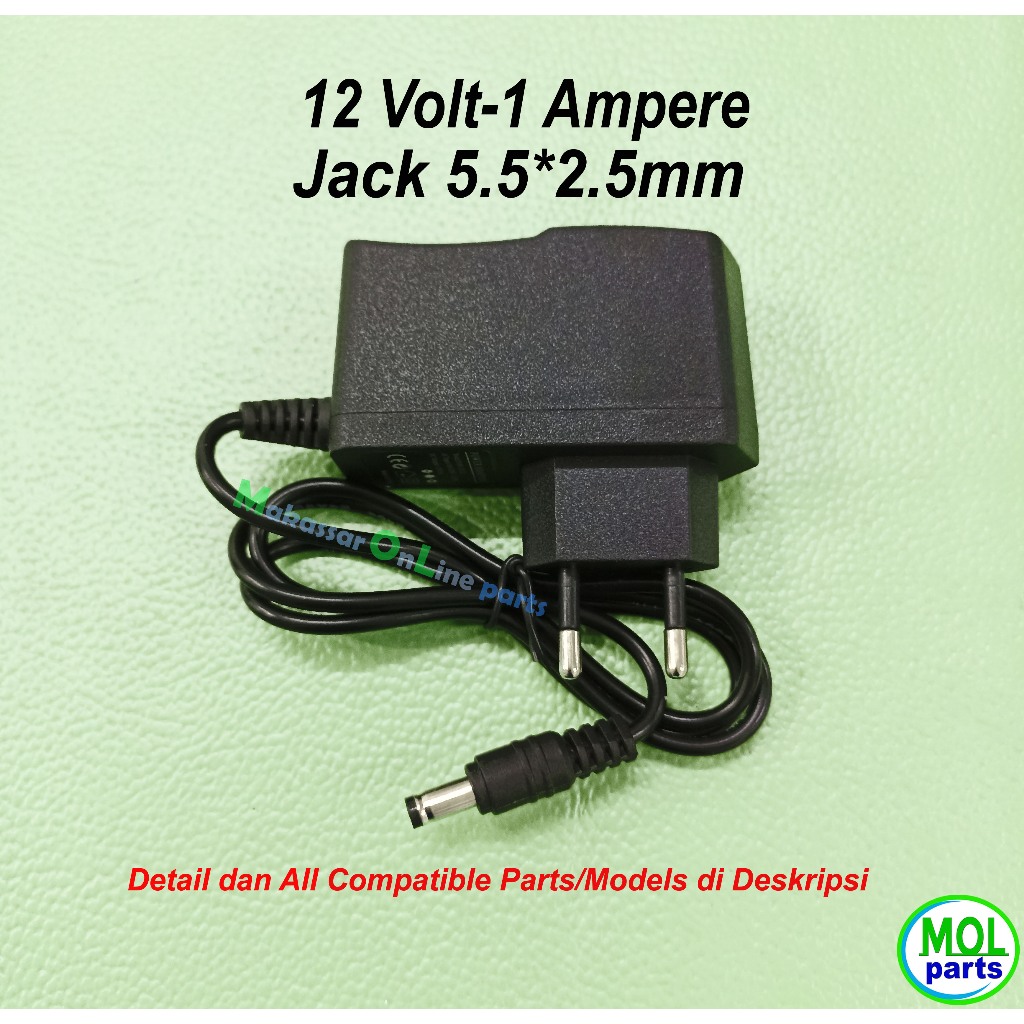 Jual Adaptor 12V 1A CCTV DVR Modem Router dan perangkat elektronik lain ...