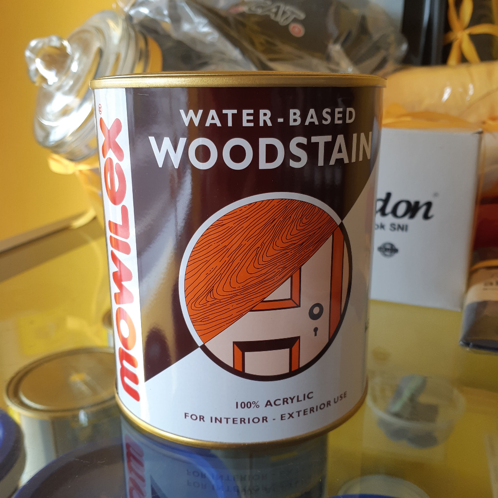 Jual Mowilex Water Based Woodstain / Cat Pelapis Kayu / Plitur - 1 ...