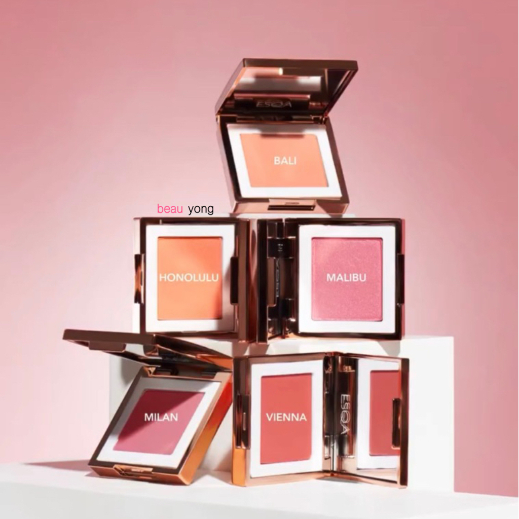 Jual ESQA COSMETICS Blush On | Honolulu | Malibu | Bali | Milan ...