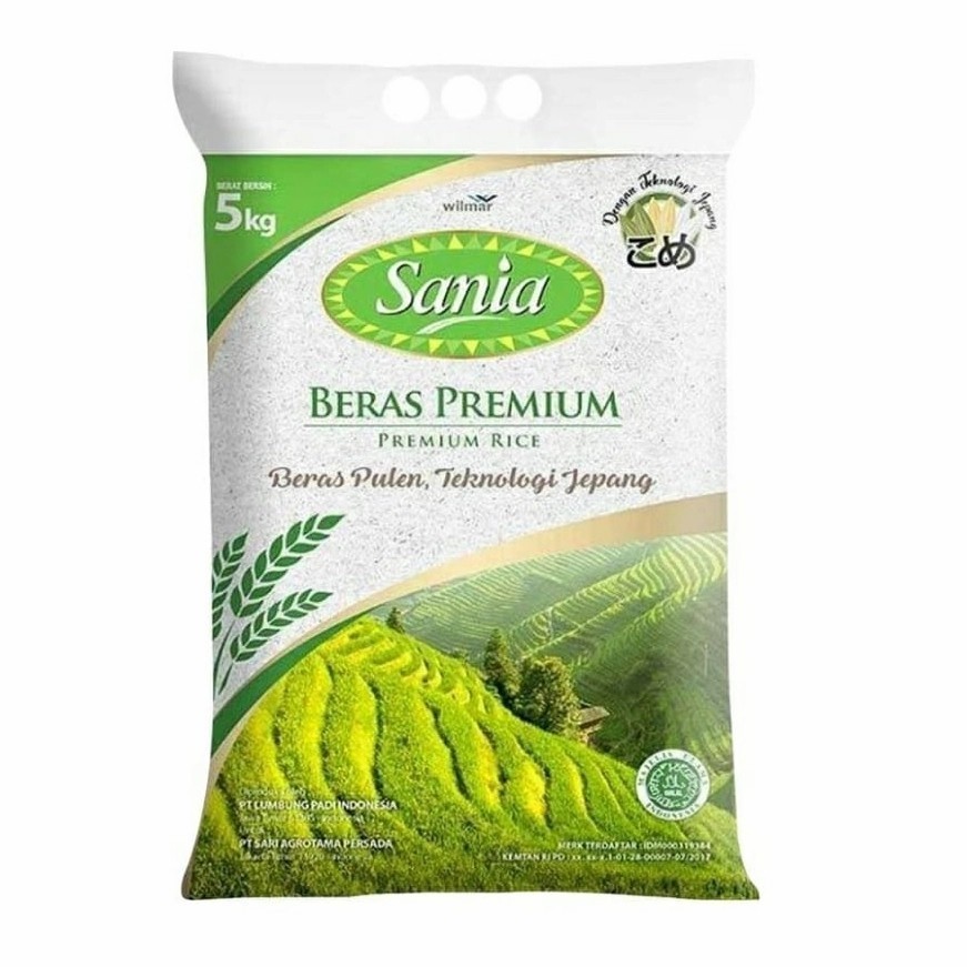 Jual beras sania premium 5kg/ beras sania kemasan | Shopee Indonesia