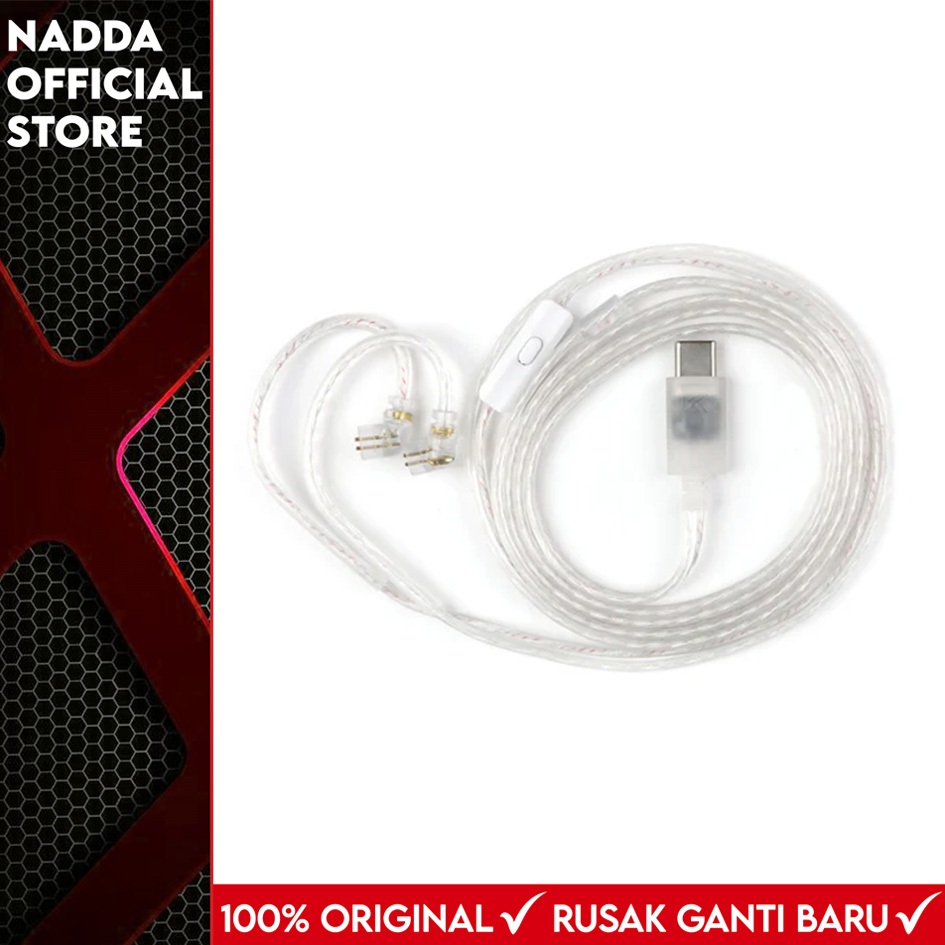 Jual KZ Type C Oxygen Free Copper Silver Plated Earphone Upgrade Cable ...