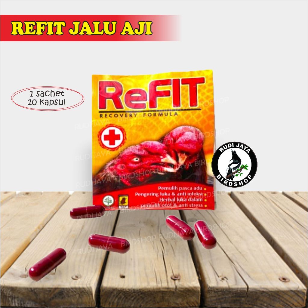 Jual REFIT JALU AJI 1 SACHET VITAMIN DOPING SUPLEMEN AYAM SELESAI HABIS ...