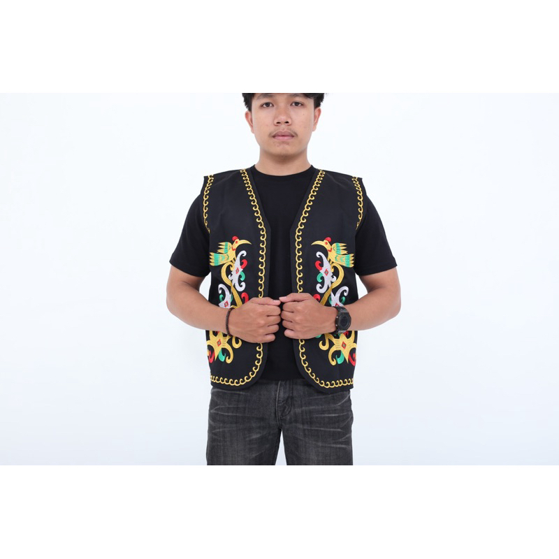 Jual Rompi dayak Bordir 2 Motif Burung/ Rompi daerah | Shopee Indonesia