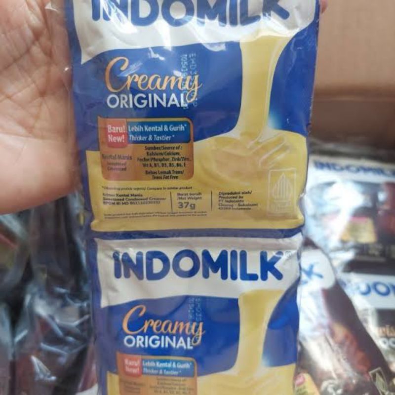Jual Susu Indomilk Putih sachet SKM Putih susu kental manis putih 1 ...