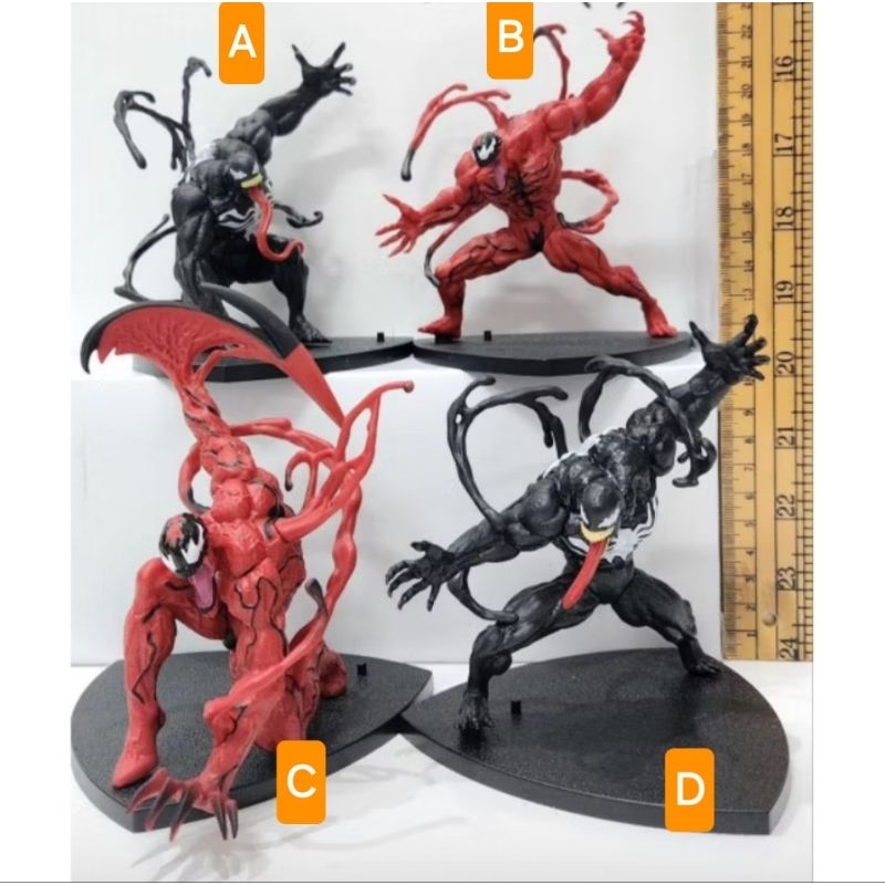 Jual Action figure Venom vs Carnage - mainan anak spiderman - mainan ...