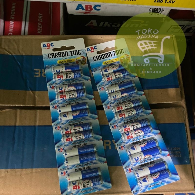 Jual Baterai ABC LR03 biru | Baterai ABC AAA Biru | Baterai ABC A3 Biru ...
