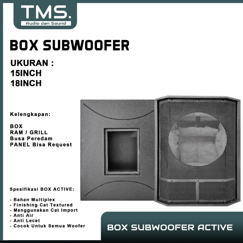 Jual Box Speaker 18inch subwoofer box kosong indor outdoor bahan ...
