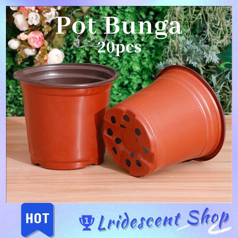 Jual 【20PCS】Pot Bibit Pot Bunga Plastik Tanam Pot Pembibitan Untuk ...