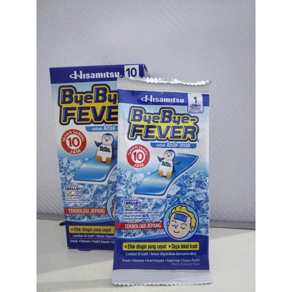 Jual Bye Bye Fever Anak 1 Box (10 Lembar/Box) | Shopee Indonesia