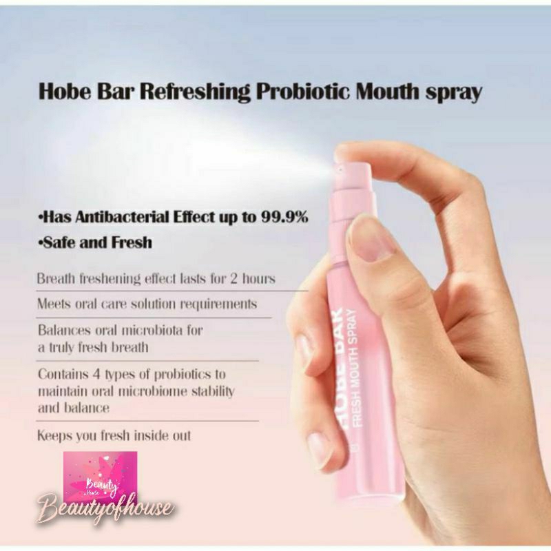 Jual [READY] HOBE BAR FRESH MOUTH SPRAY PARFUM MULUT MENYEGARKAN MULUT ...
