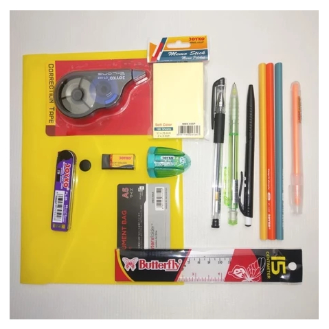Jual Paket Map A5 Joyko dan Alat Tulis Anak Sekolah / Paket Atk Map A5 ...