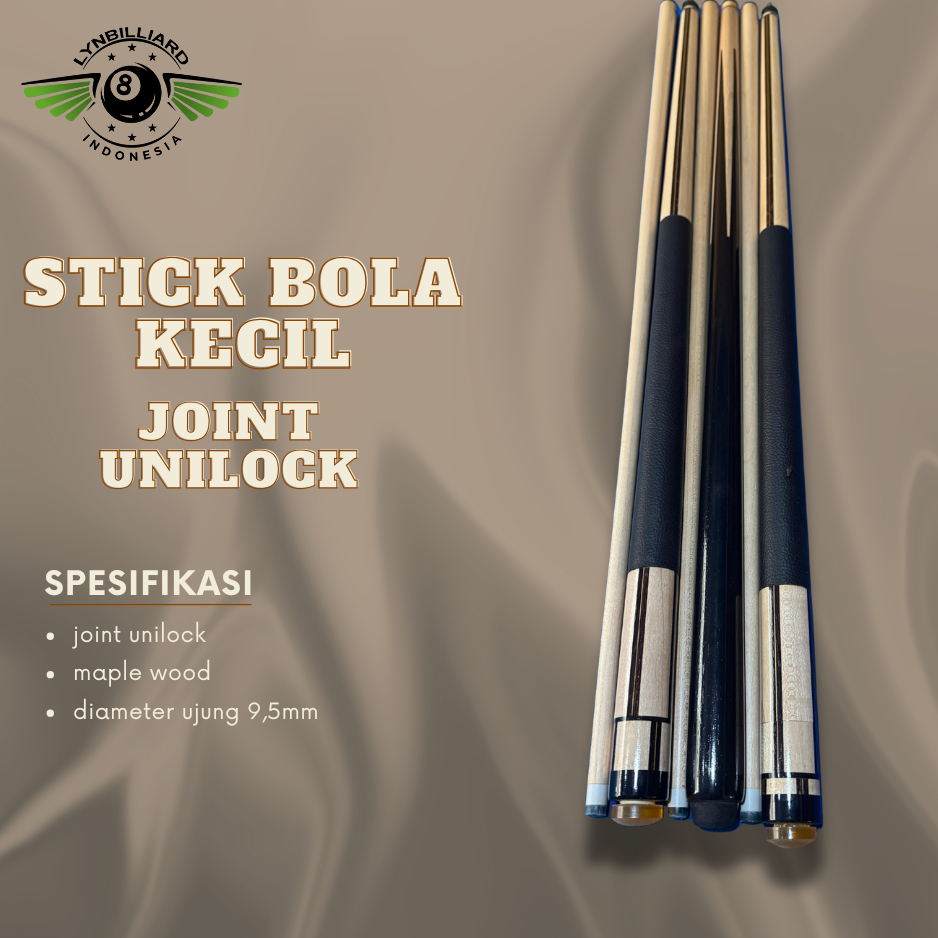 Jual STICK BILLIARD JOINT UNILOCK STICK UNTUK BOLA KECIL TIP 9,5MM ...