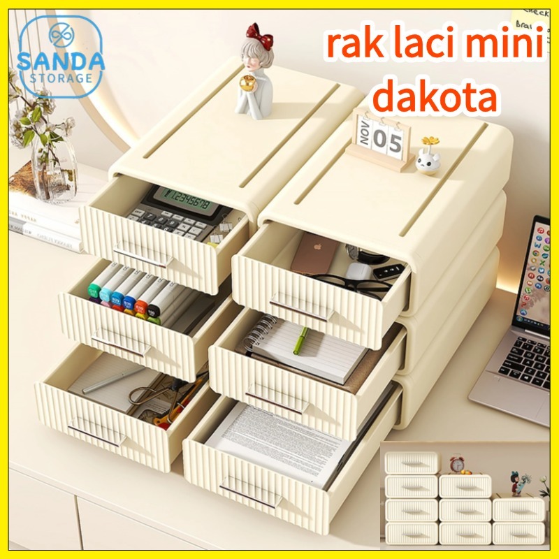 Jual rak laci mini dakota- Kotak Make Up Laci Mini Aesthetic Rak ...