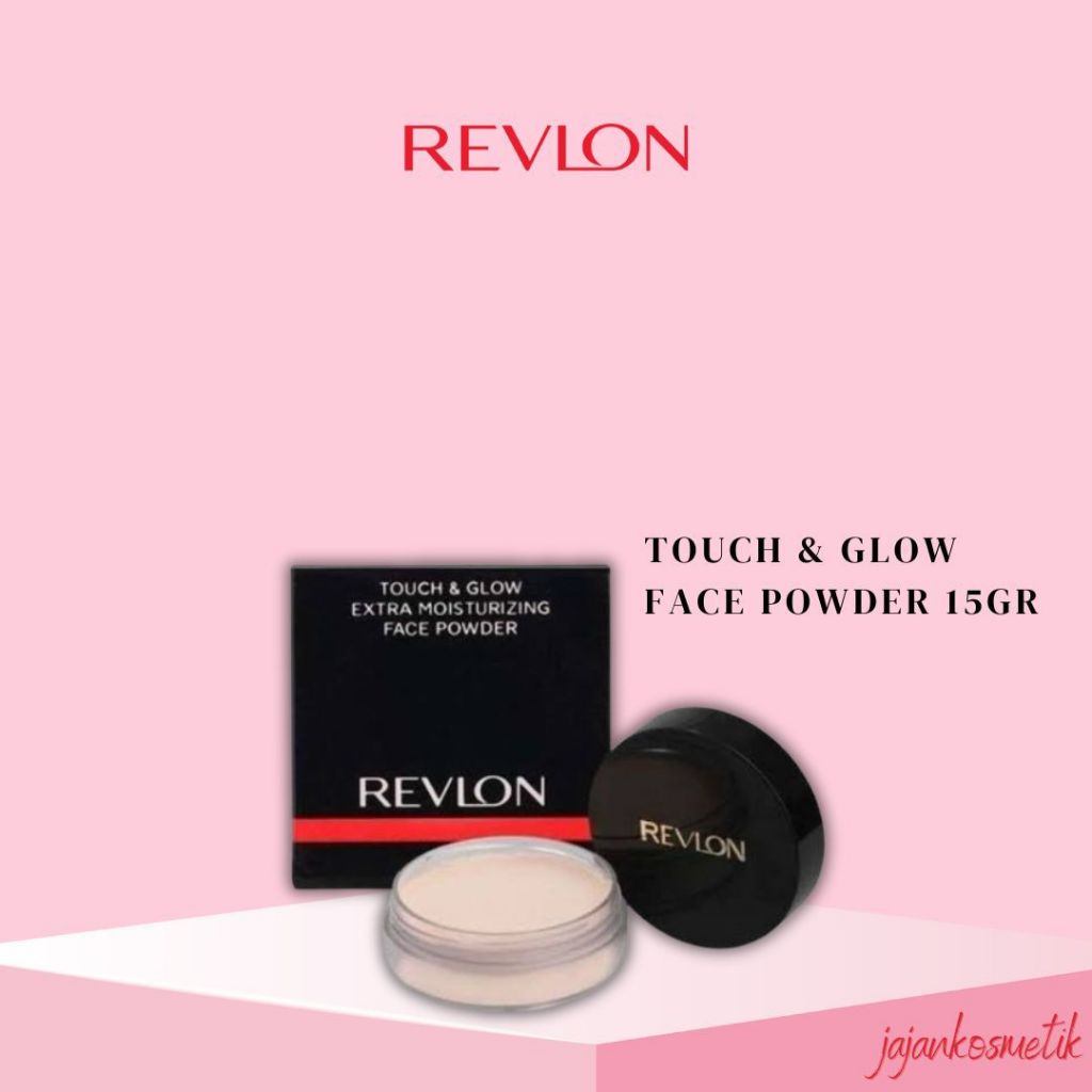 Jual Revlon Touch & Glow Face Powder 15 gram (bedak tabur lembut dan ...