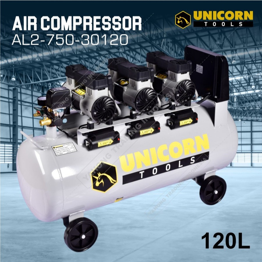 Jual Kompresor Udara Angin Tanpa Oli Air Compressor 10L 30L 50L 70L 120L UNICORN TOOLS | Shopee ...