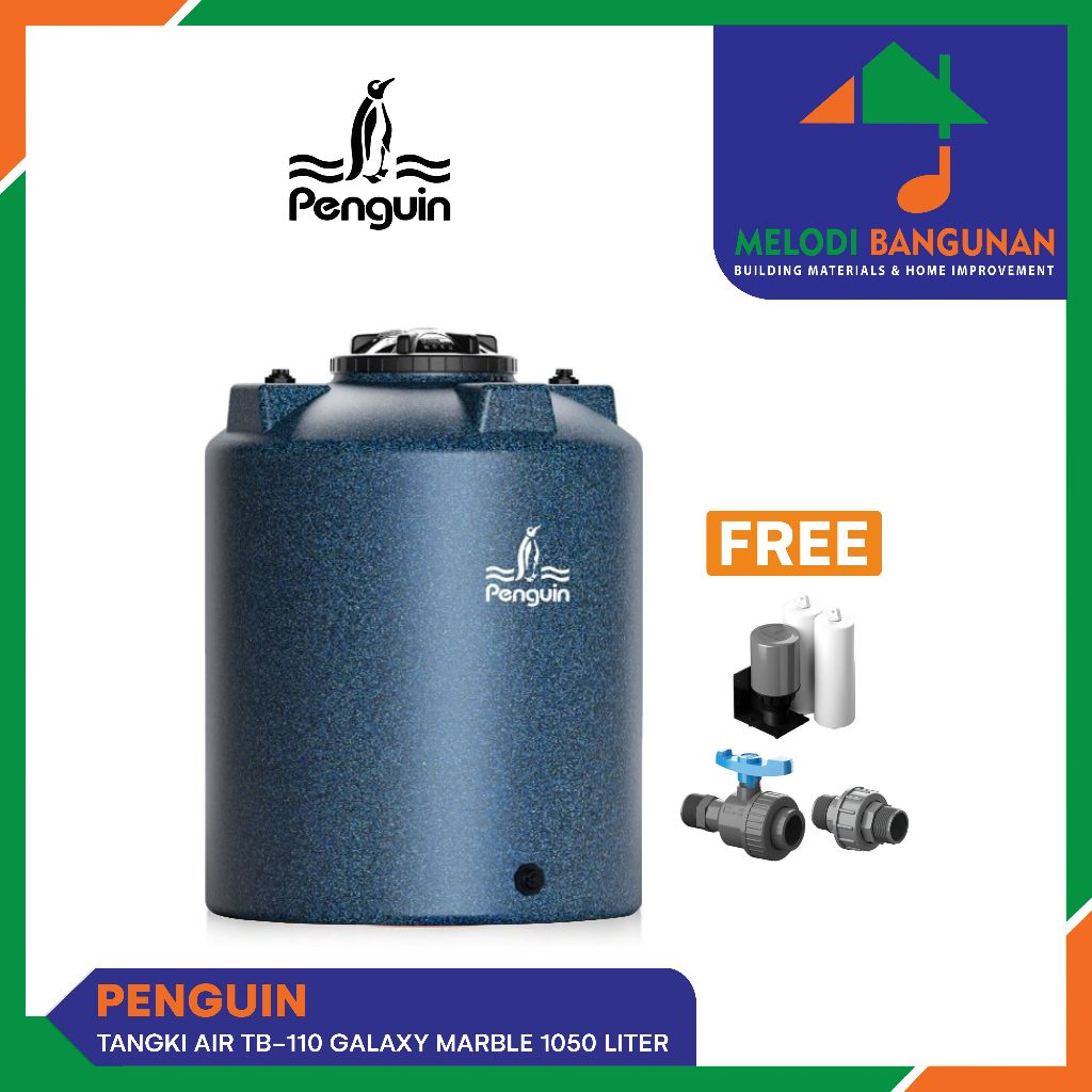 Jual Penguin - Tangki + Tandon + Toren Air + Water Tank Set Tb 110 1050 ...