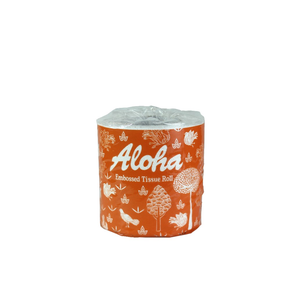 Jual Tissue Aloha Roll Emboss Dengan Core (70 gram) | Shopee Indonesia