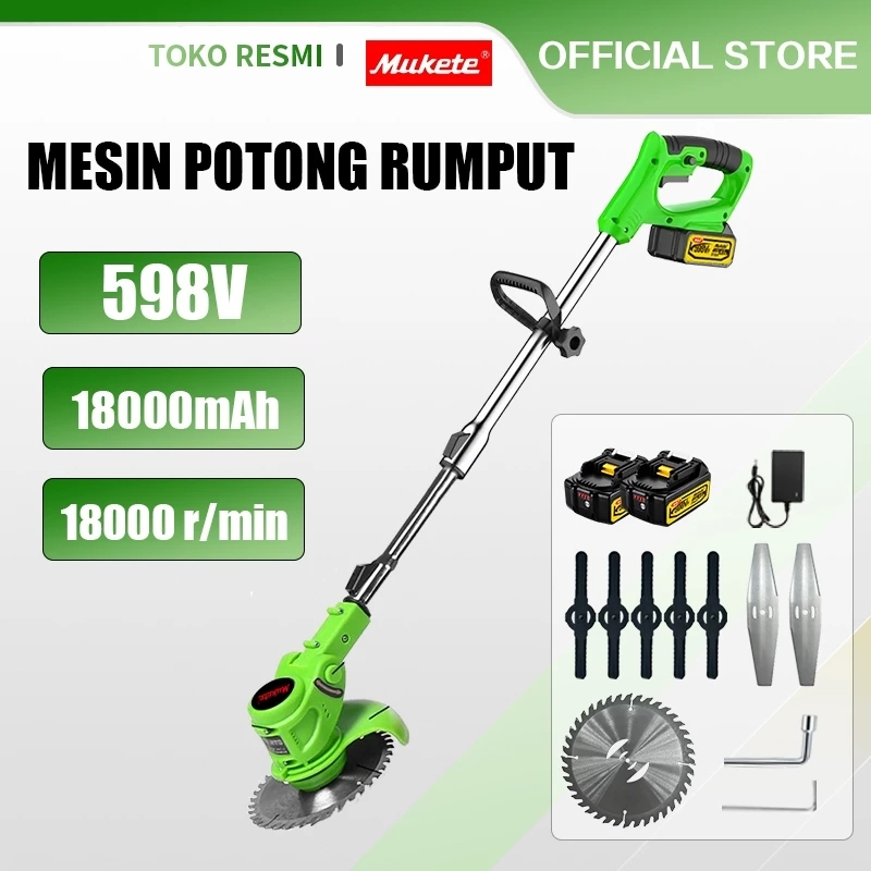 Jual Mukete 598V Mesin pemotong rumput alat pemotong rumput mesin babat ...