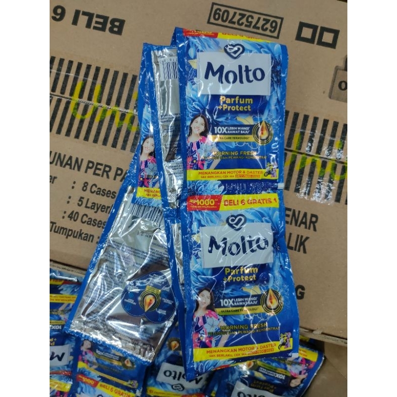 Jual Molto Softener Sachet (1 Renceng, dapat 7 sachet) | Shopee Indonesia