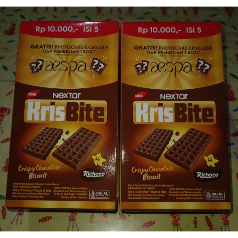 Jual Krisbite Nabati Nextar Aespa edition plus Photocard Exclusive ...