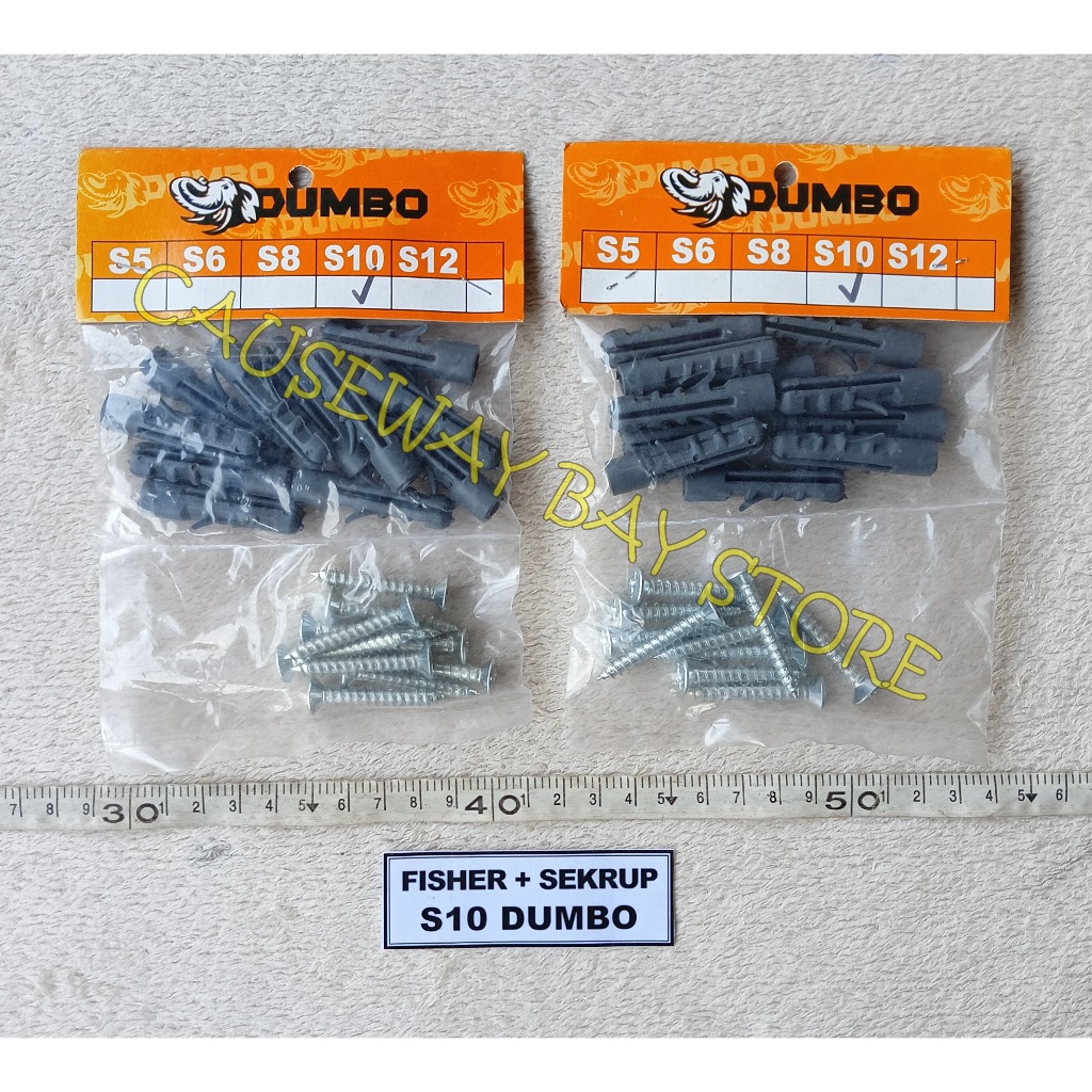 Jual Fisher + Sekrup S10 MERK DUMBO | Shopee Indonesia